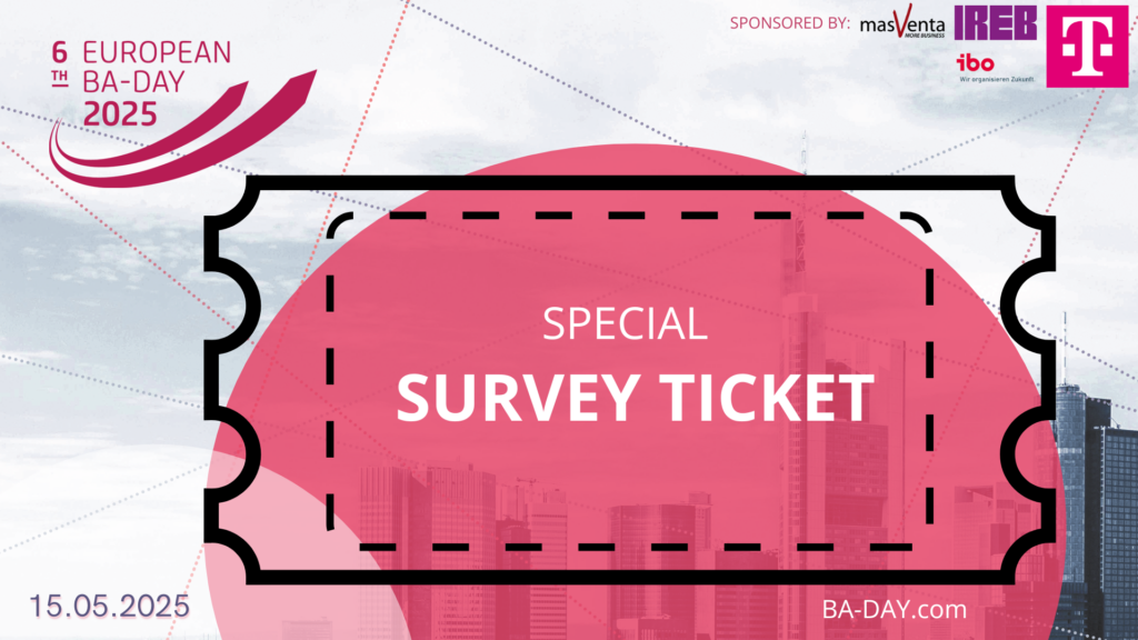 BA Day 2025 Special Survey Ticket | European Business Analysis Day